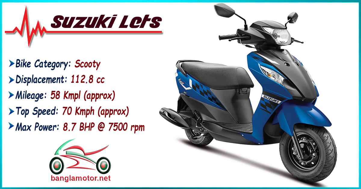 Suzuki Lets Price in BD | Review | Specification